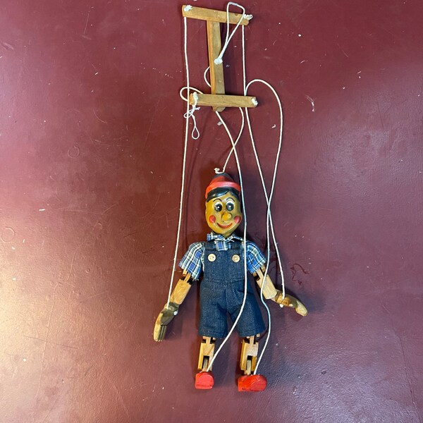 Carved Puppet - Etsy