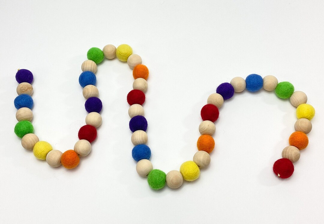 Happy Garland, Rainbow Garland, Pride Garland, Rainbow Decorations St ...