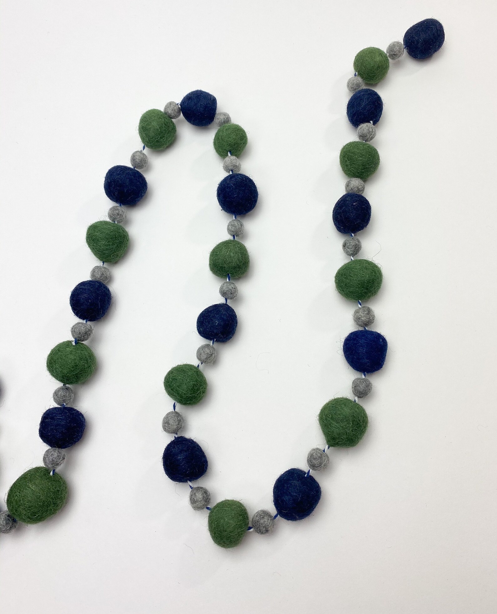 Navy & Green Garland, Masculine Garland, Office Garland, Nursery ...