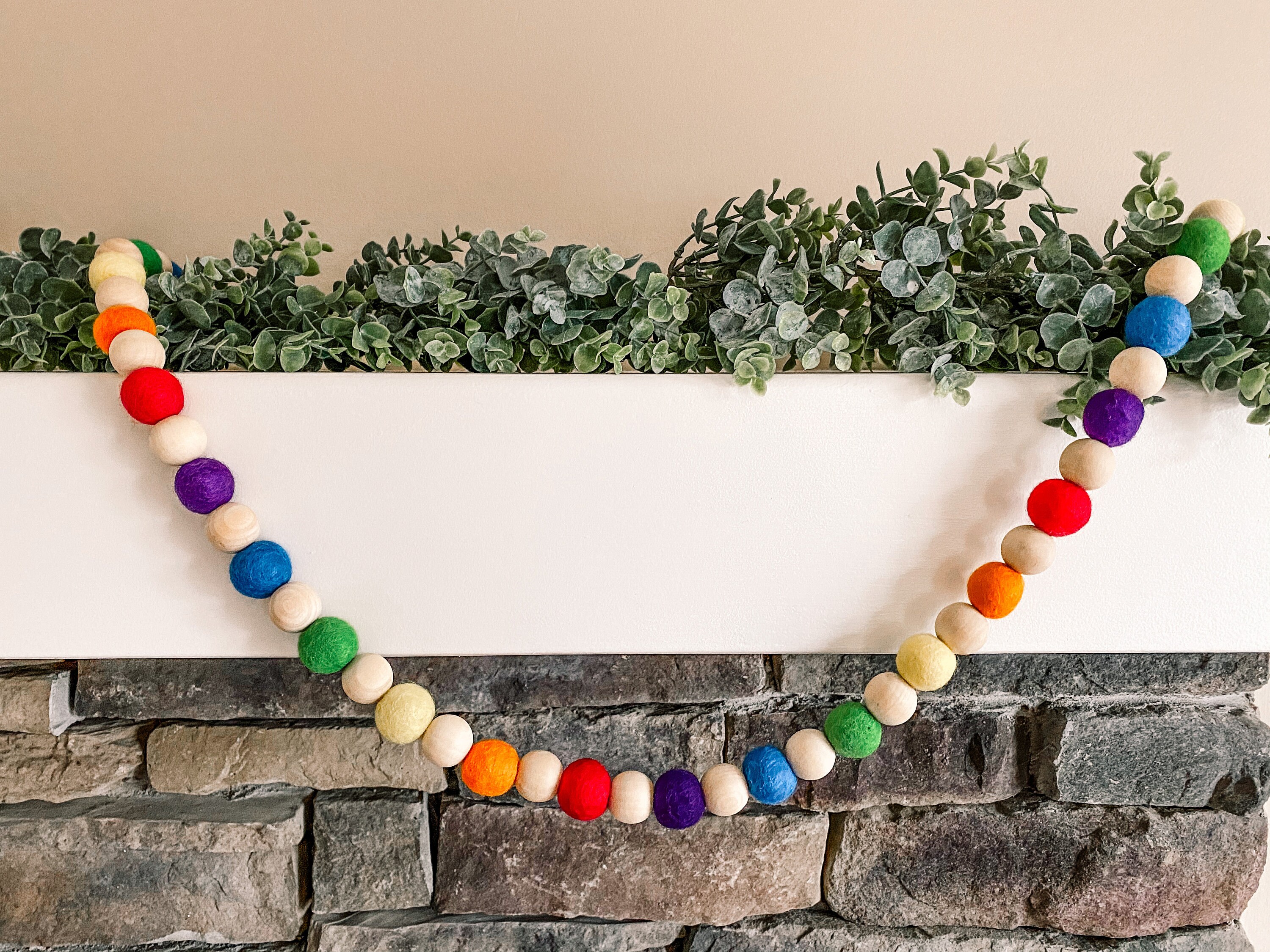 Happy Garland, Rainbow Garland, Pride Garland, Rainbow Decorations St ...