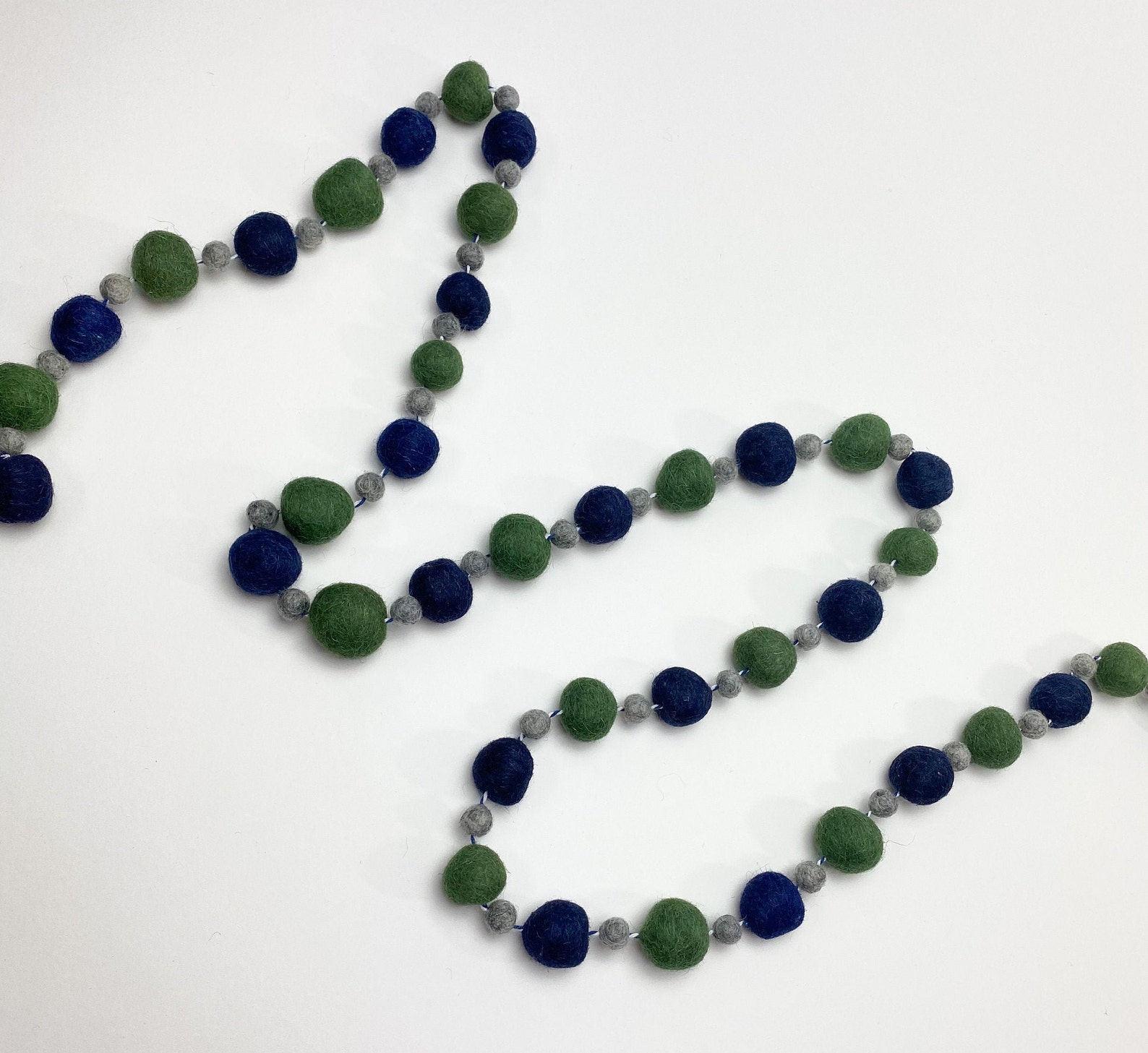 Navy & Green Garland, Masculine Garland, Office Garland, Nursery ...