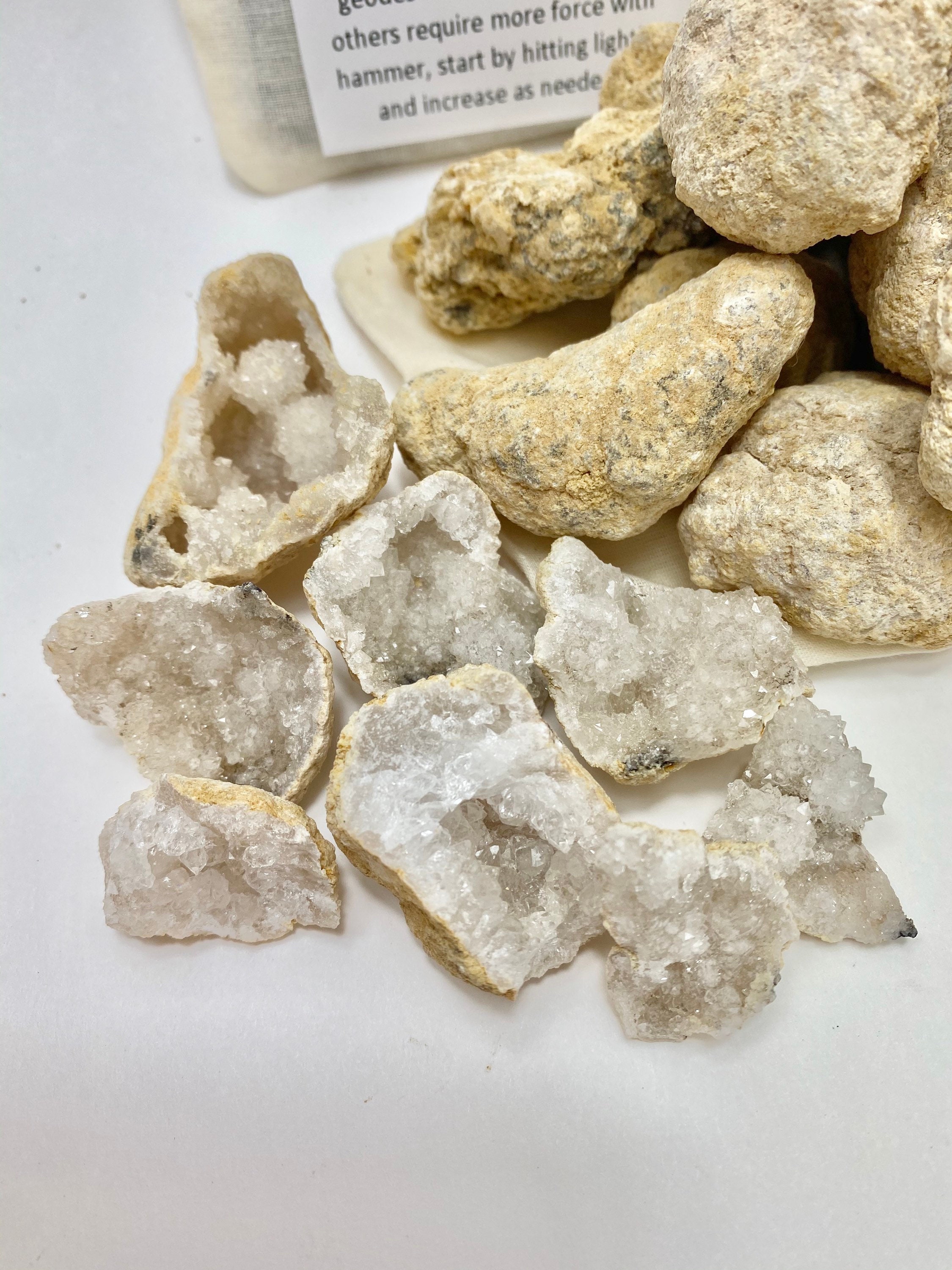 Crack and Break Your Own Authentic Moroccan Geodes Set off 10 | Etsy