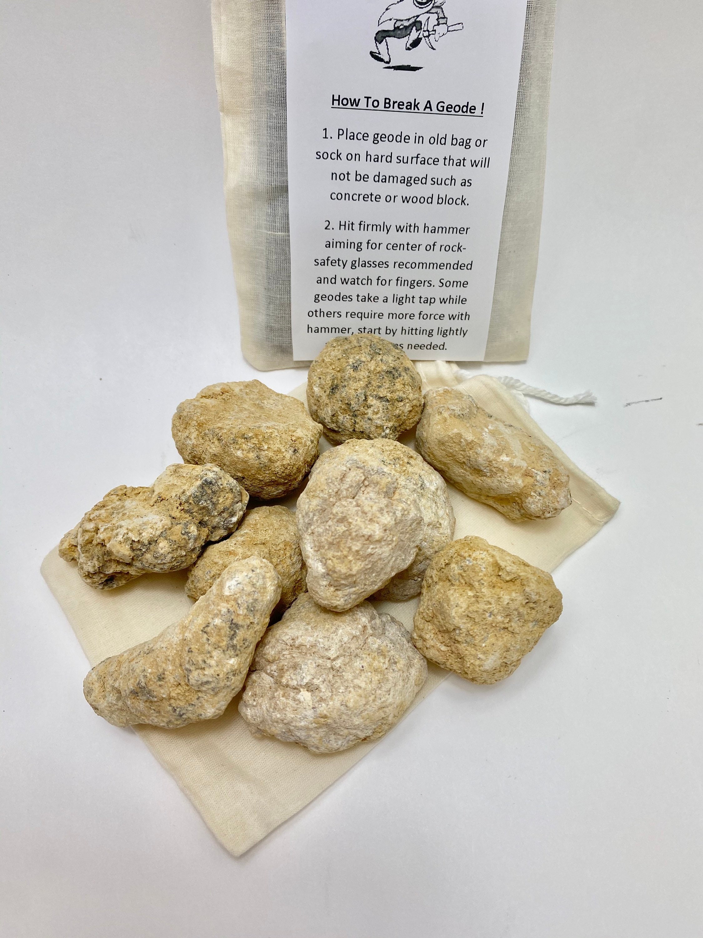 Crack and Break Your Own Authentic Moroccan Geodes Set off 10 - Etsy