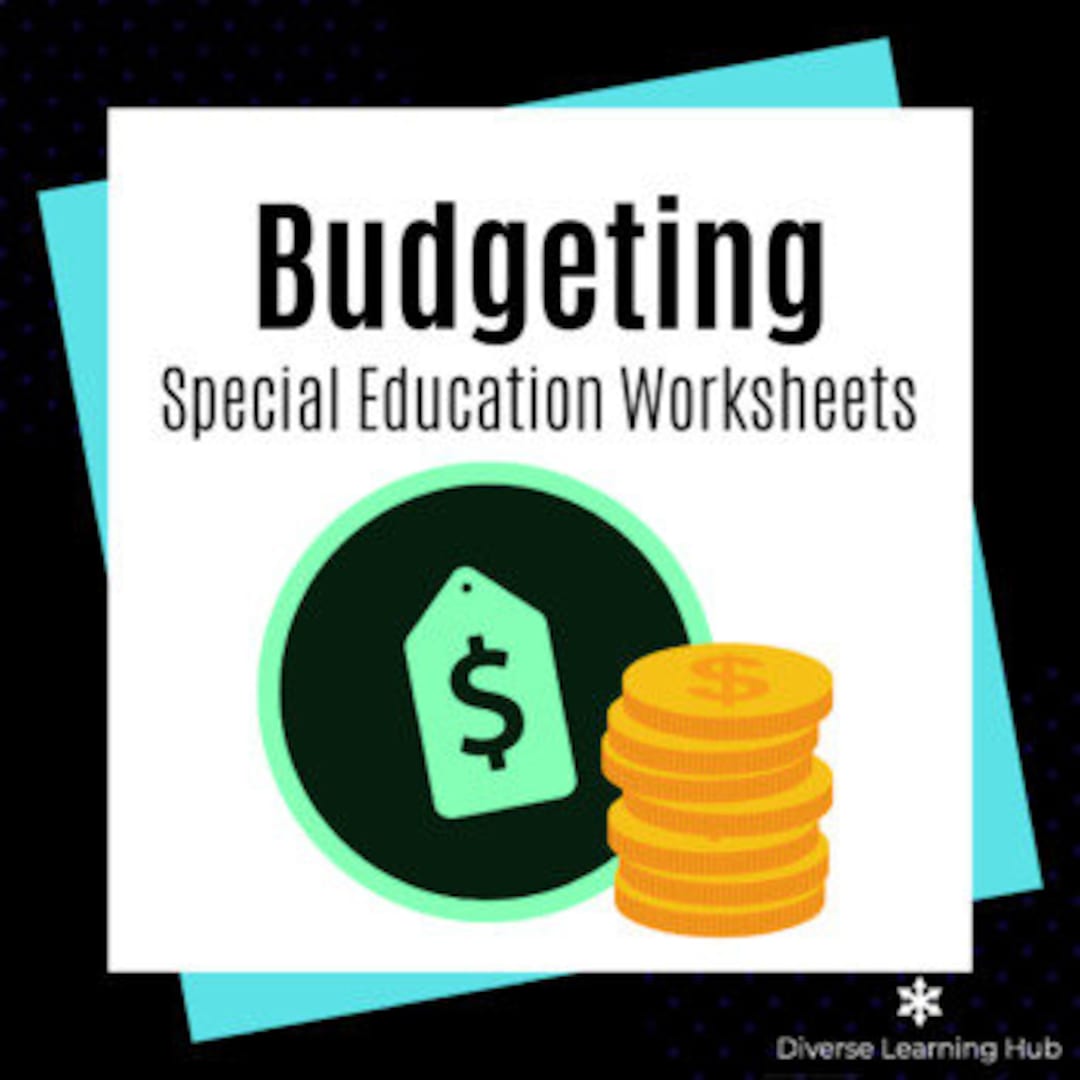 Budget Worksheets for Special Education - Etsy