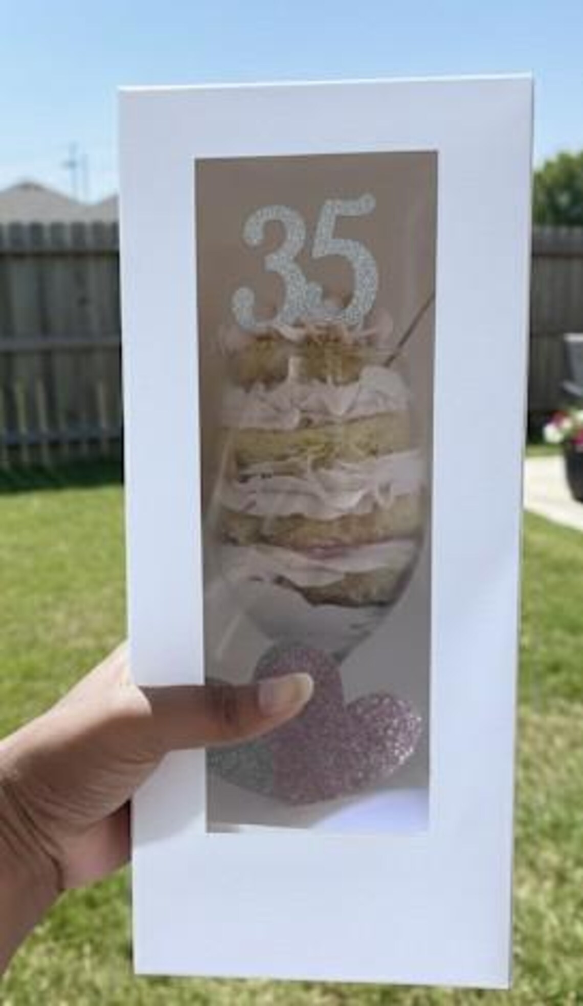 Wine Glass Cake Cup Box SVG | Tall Gift Box Template for Cricut ...
