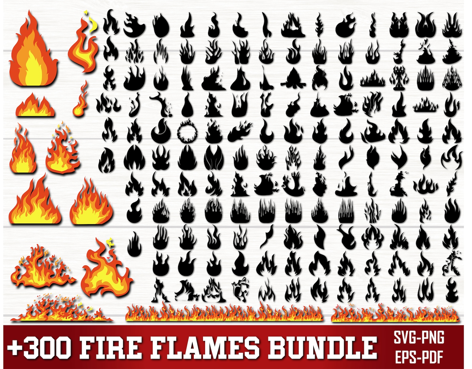 Fire SVG PNG Bundle, Fire Flames Svg, Fireball Svg, Fire Svg, Flame Svg ...