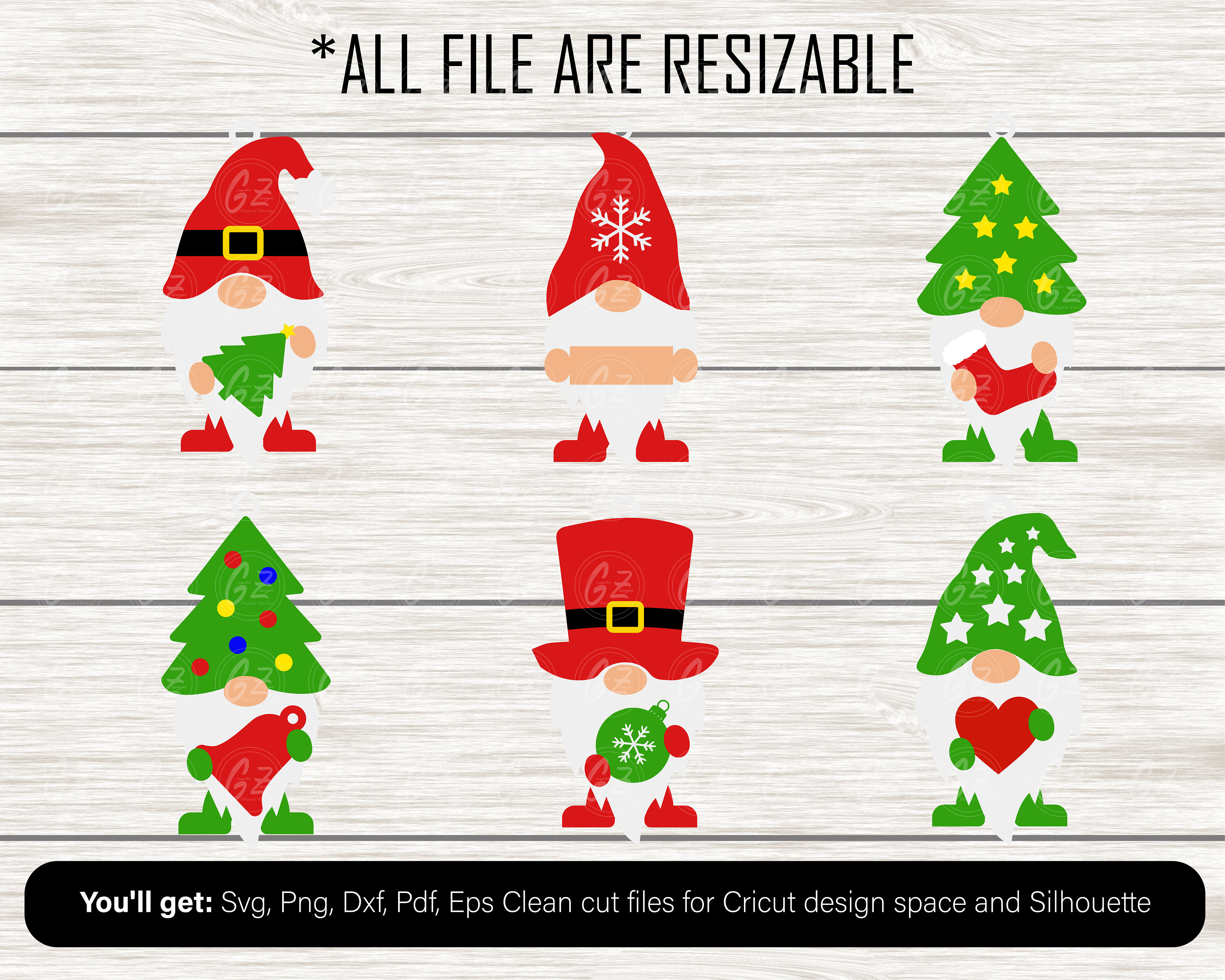 Christmas Gnome SVG Bundle Christmas Decor Christmas Gnome - Etsy