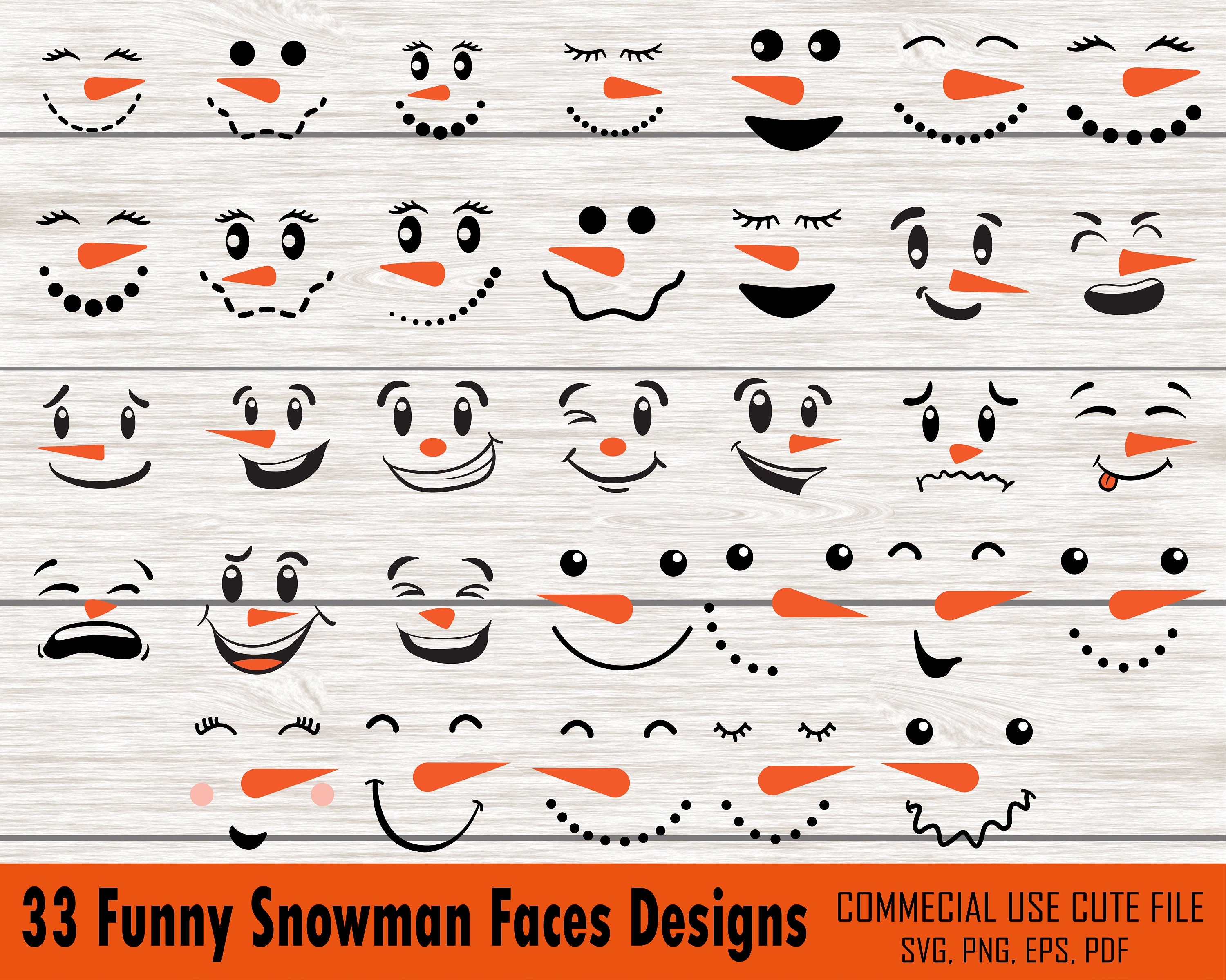 Snowman Mouth Clipart