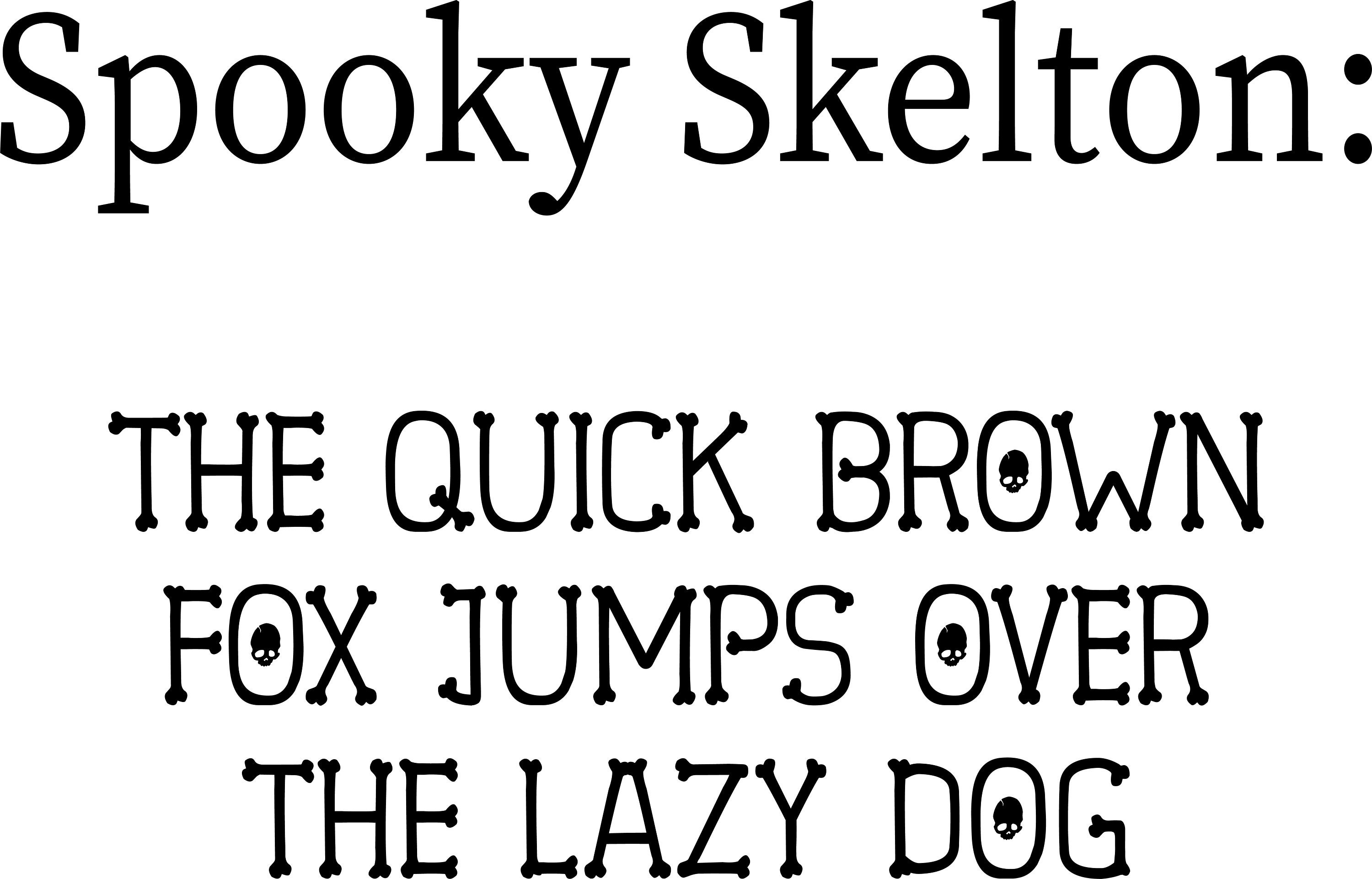 Spooky Skelton Font Bones FONT Bones Alphabet Svg Scary - Etsy