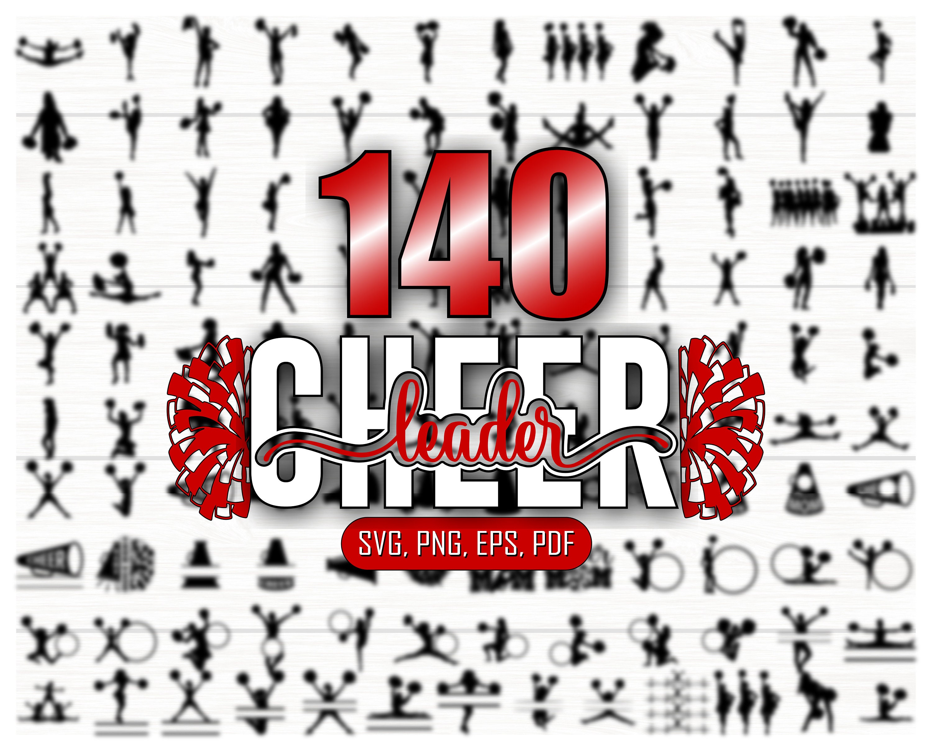 Cheerleader Svg Bundle Cheer Svg Cheerleading Svg Cheer - Etsy UK