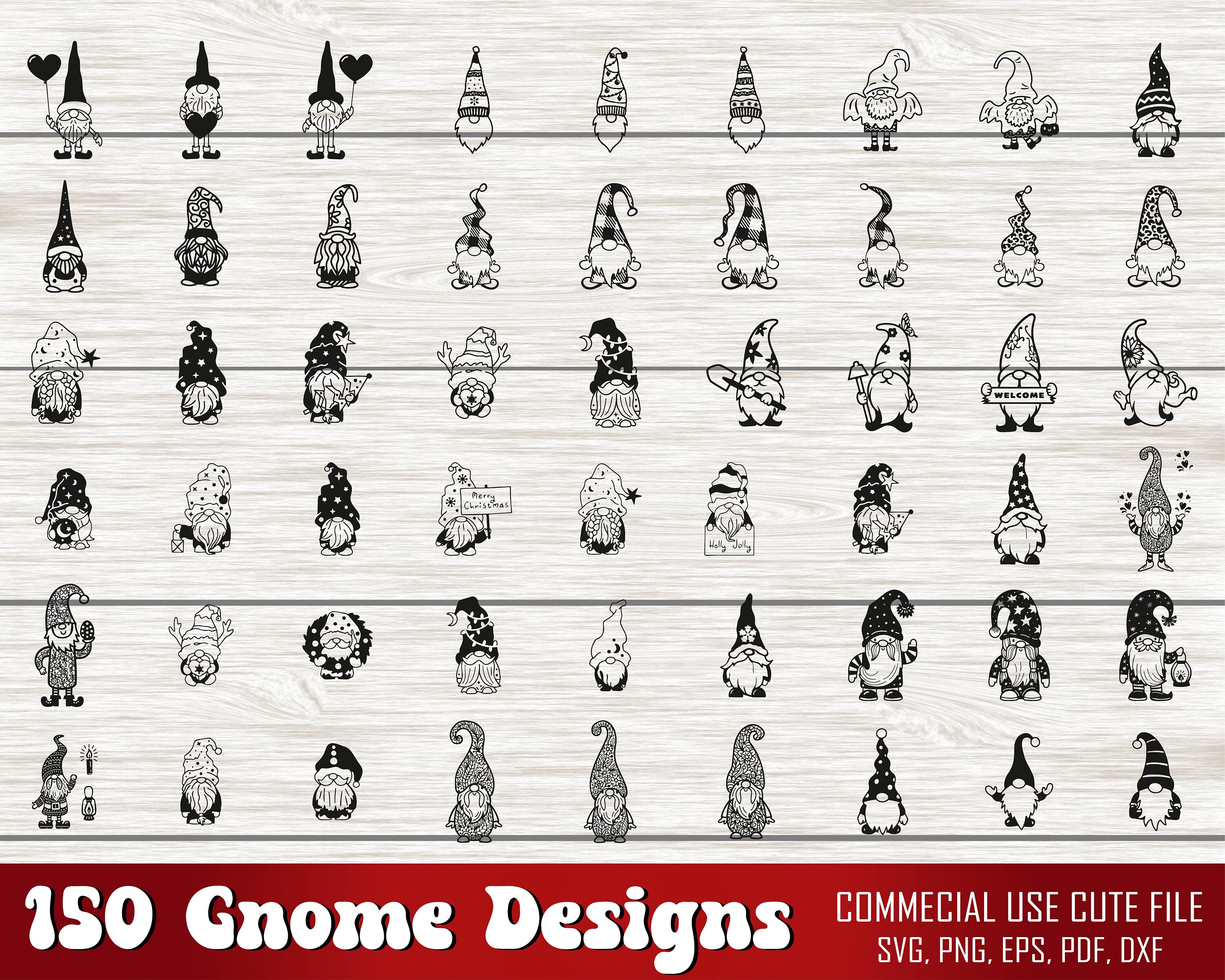 Christmas Gnomes Svg Bundle, Gnomes Svg, Cute Gnomies Svg, Merry ...