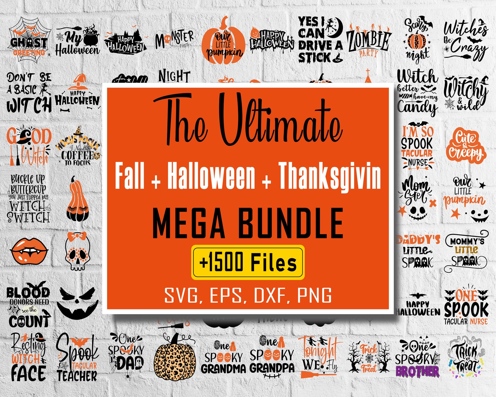 Halloween SVG Bundle Halloween SVG Fall Svg Autumn Svg - Etsy