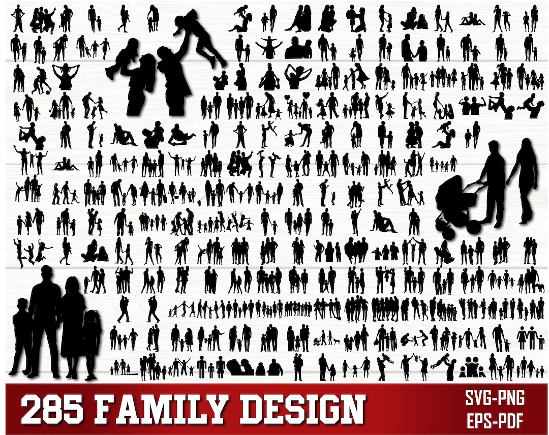 Family SVG PNG Bundle, Family Clipart, Fathers Day Svg, Father and ...