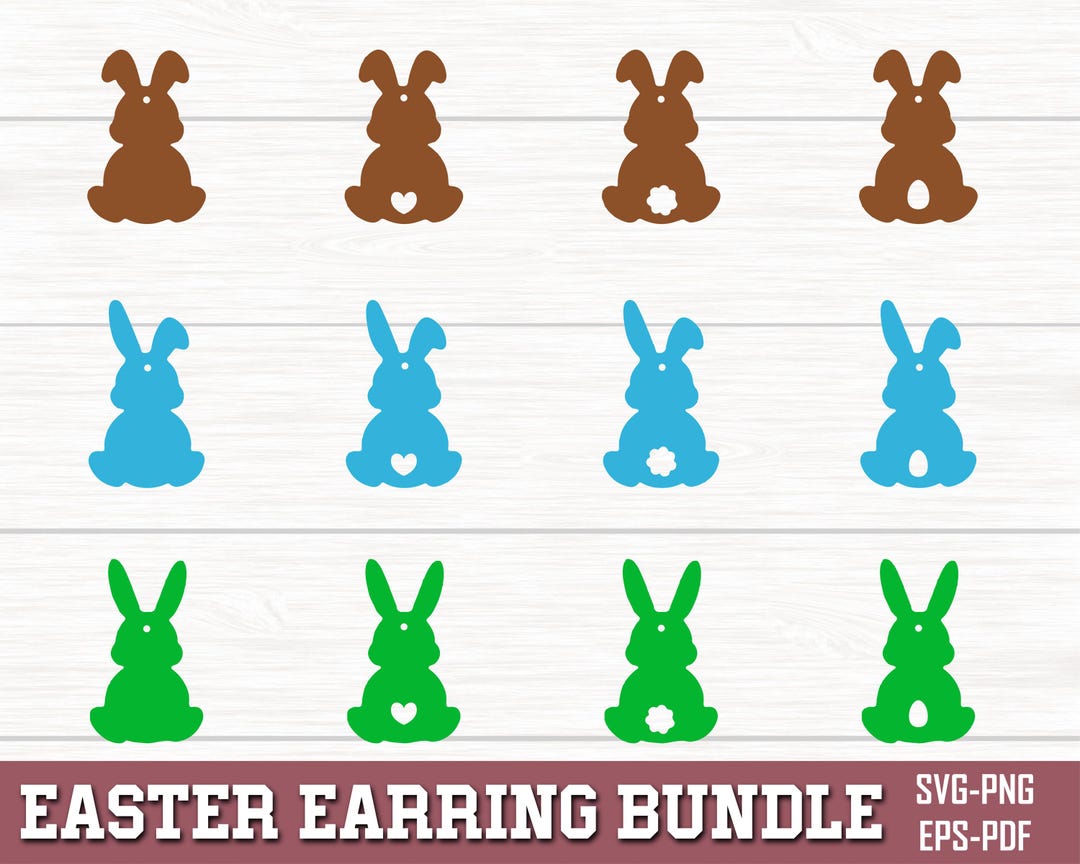 Easter Earring SVG, Earrings SVG, Easter Egg Svg, Earring Template Svg ...