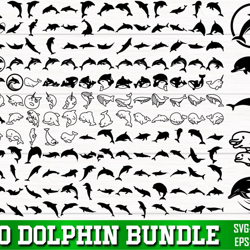 Dolphin Svg Files - Etsy