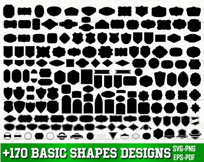 Goodnotes Essential Basic Shape Icon Stickers, Pre-cropped, Mom Digital ...