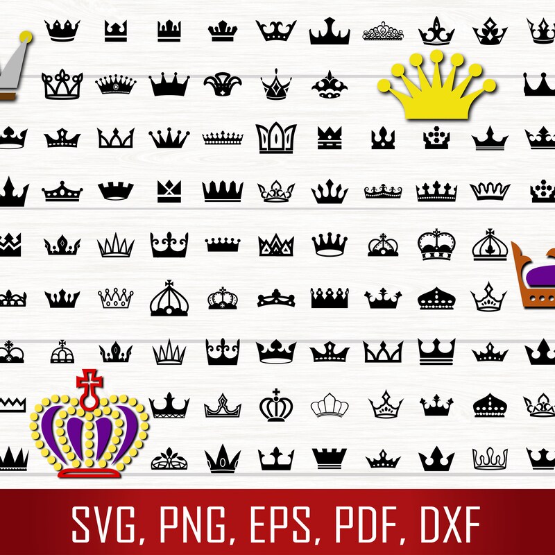 Queen Crown Svg - Etsy