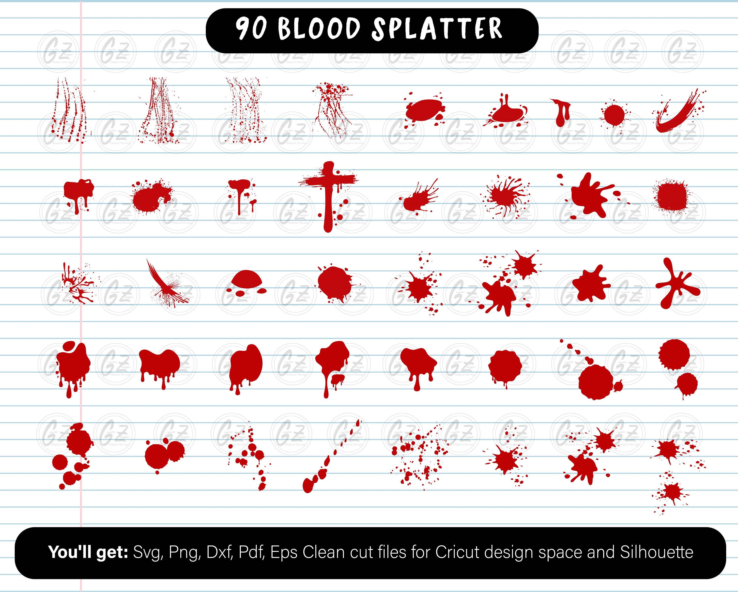 Blood Drips Svg, Blood Png, Bloody Font Svg, Claw Svg, Blood Splatter ...