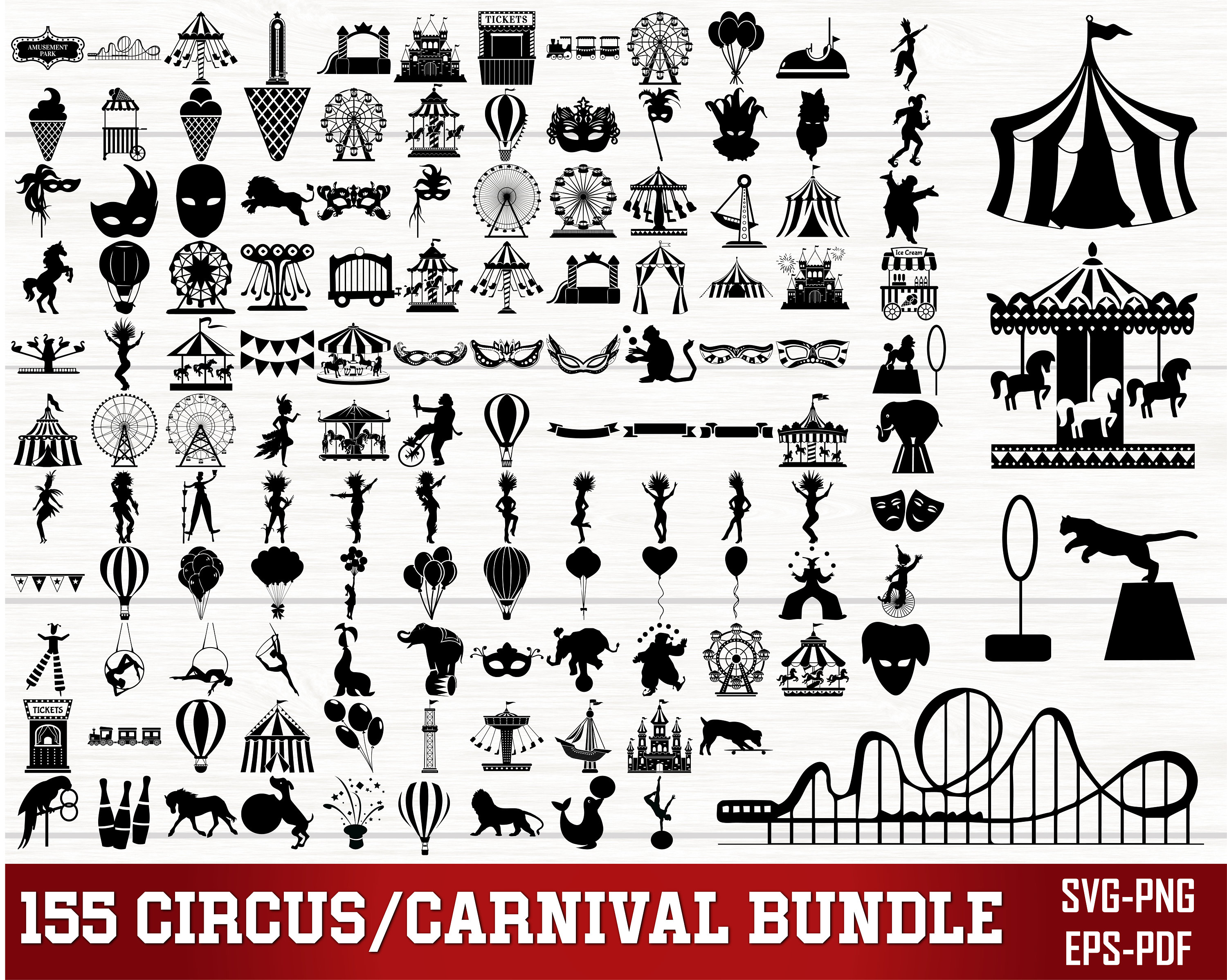 Circus Parade Silhouette