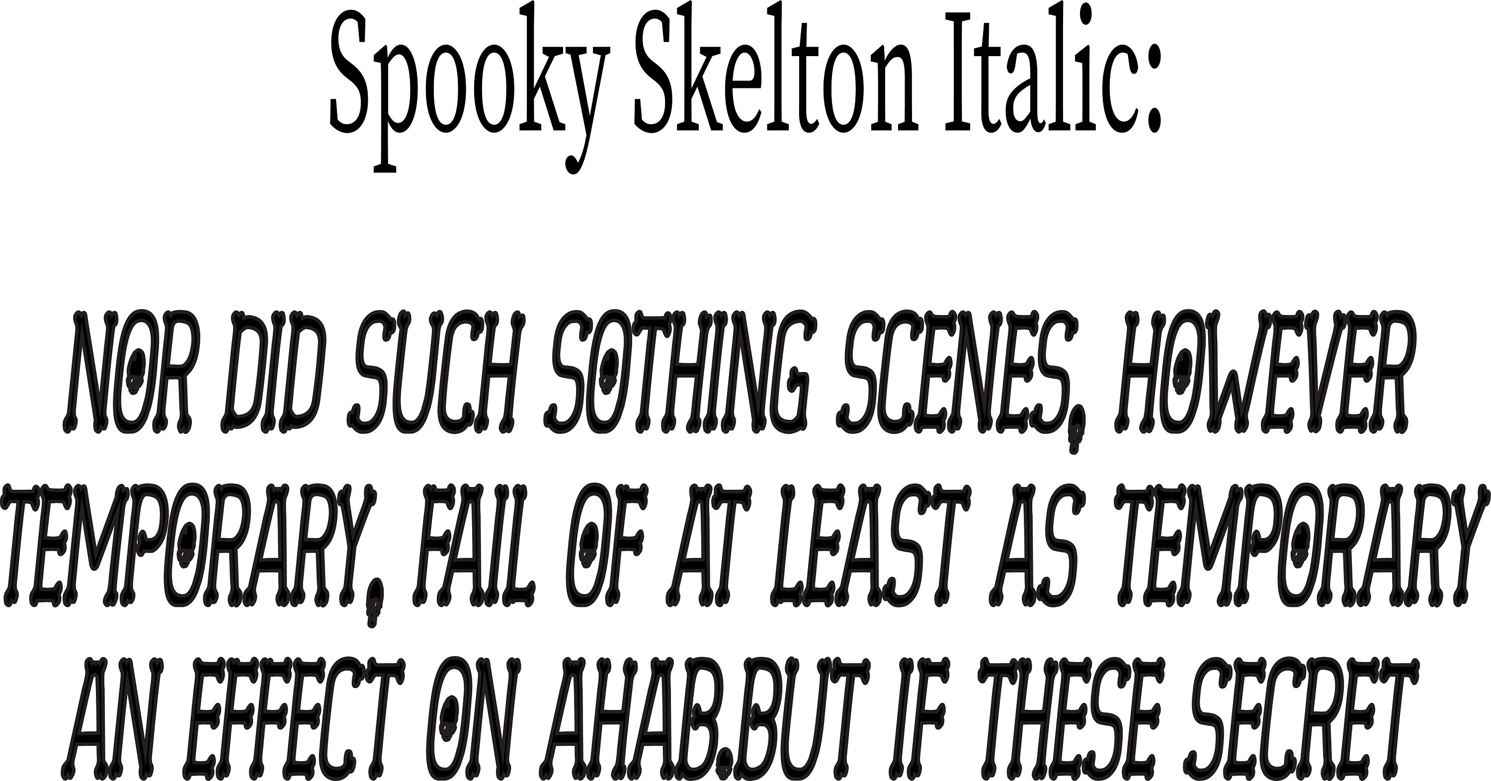 Spooky Skelton Font Bones FONT Bones Alphabet Svg Scary - Etsy