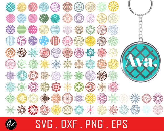 Keychain Pattern Svg Bundle Keychain SVG Keychain Pattern - Etsy