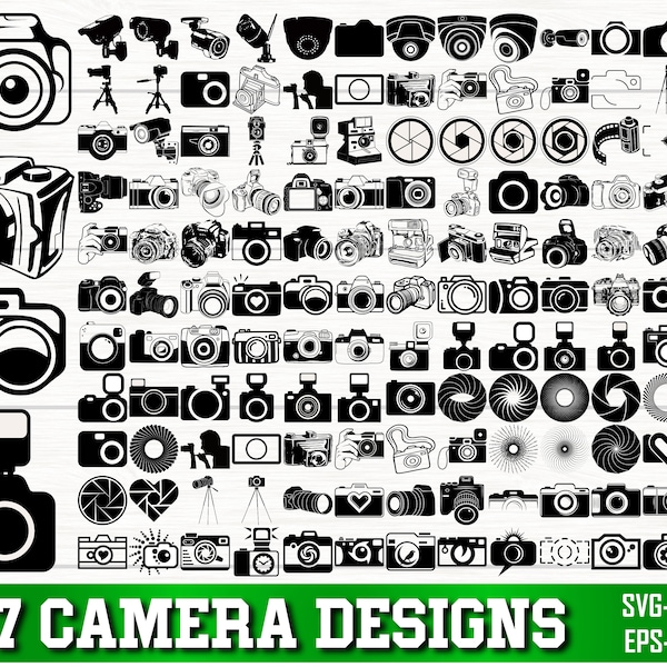 Camera Svg - Etsy
