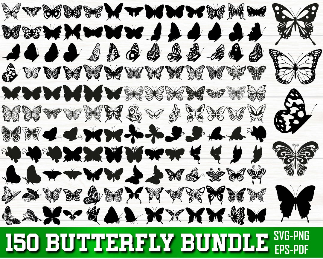 Butterfly SVG, Butterfly Bundle SVG Files, Butterfly SVG Layered ...