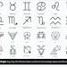 Zodiac Signs SVG, Horoscope Bundle Svg, Zodiac Bundle Svg, Astrological ...