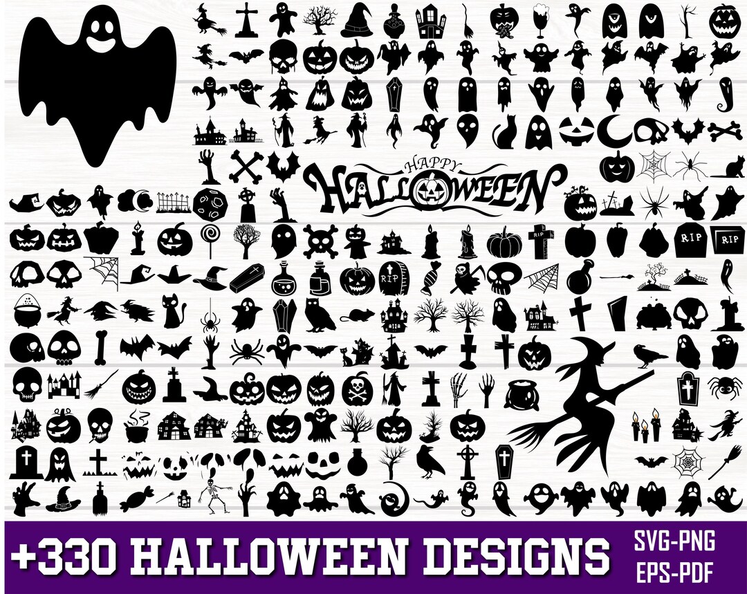 Halloween SVG Bundle, Halloween Character SVG Pack, Fall Svg, Halloween ...