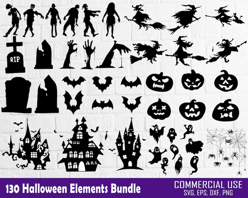 Halloween SVG Bundle Halloween SVG Fall Svg Autumn Svg - Etsy