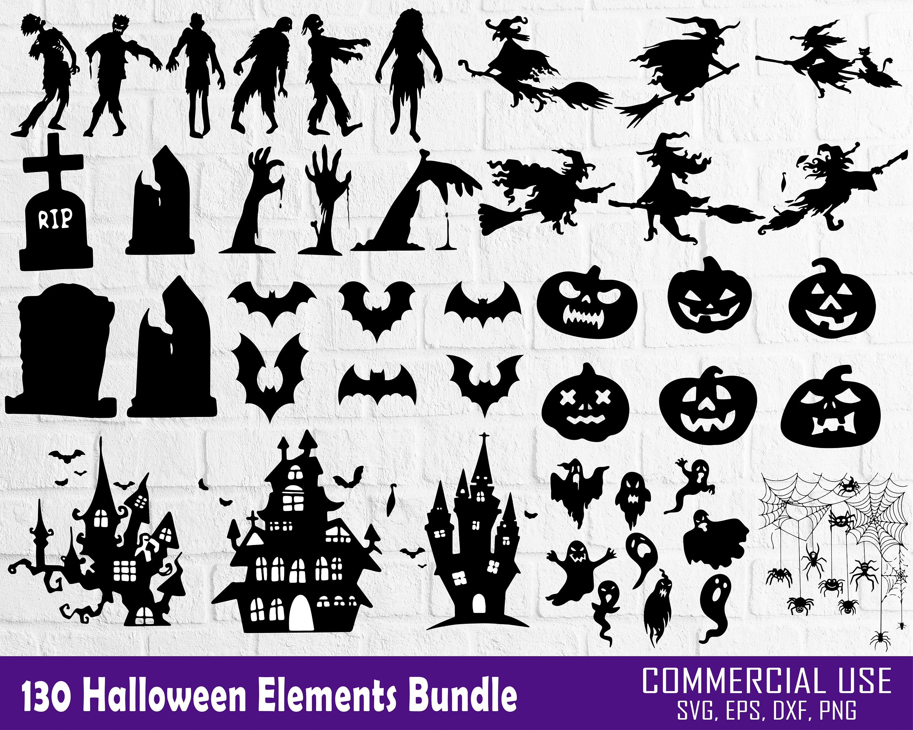 Halloween SVG Bundle Halloween SVG Fall Svg Autumn Svg - Etsy
