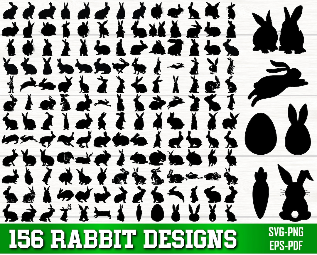 Rabbit SVG Bundle, Rabbit Png Bundle, Rabbit Svg, Rabbit Clipart ...