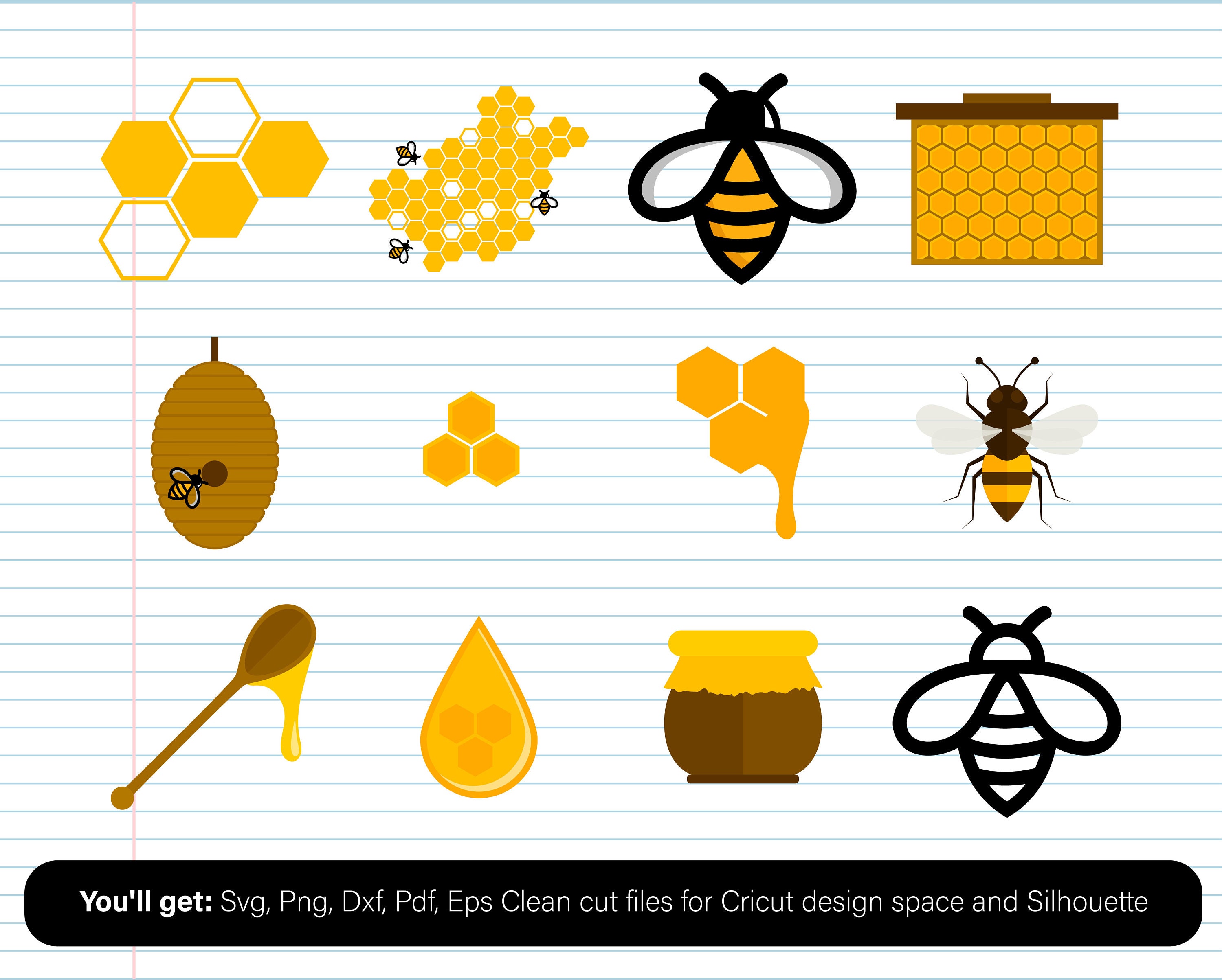 Honeycomb SVG Bundle Honey Drip SVG Honey Svg Honeycomb - Etsy Australia