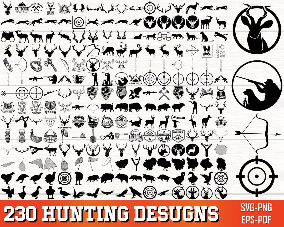 Hunting SVG Bundle, Hunting Life Svg, Hunting Clipart, Hunting ...