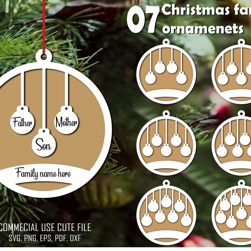 Dog Round Ornament Svg - Etsy