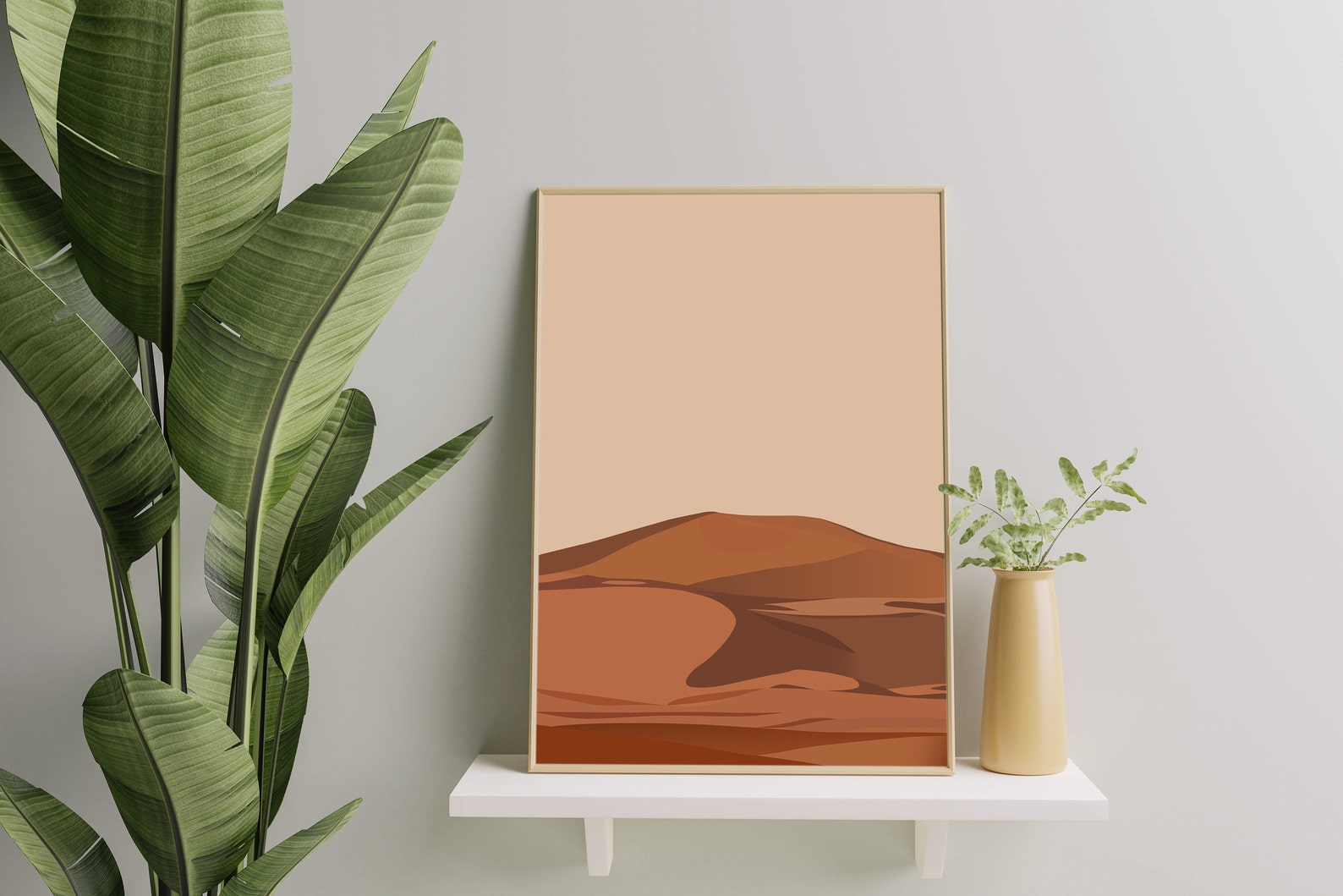 Sand Desert Dune Art Print Abstract Desert Art Poster | Etsy