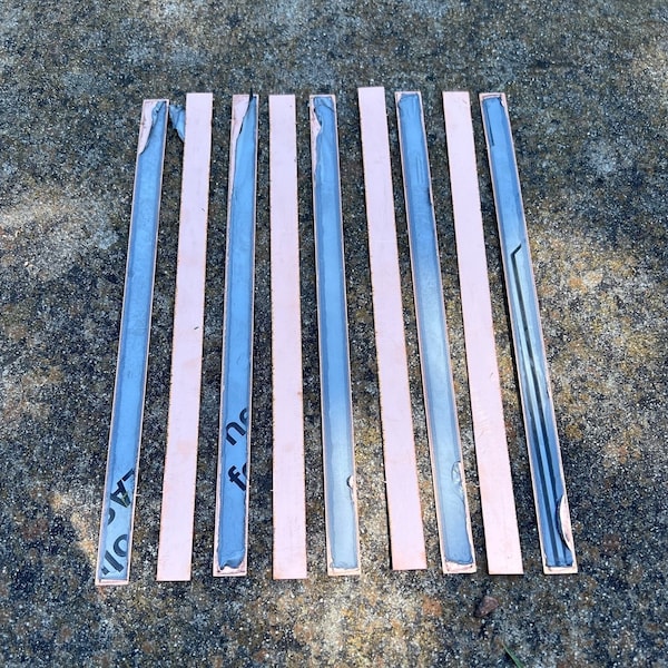 Thin Metal Strips - Etsy