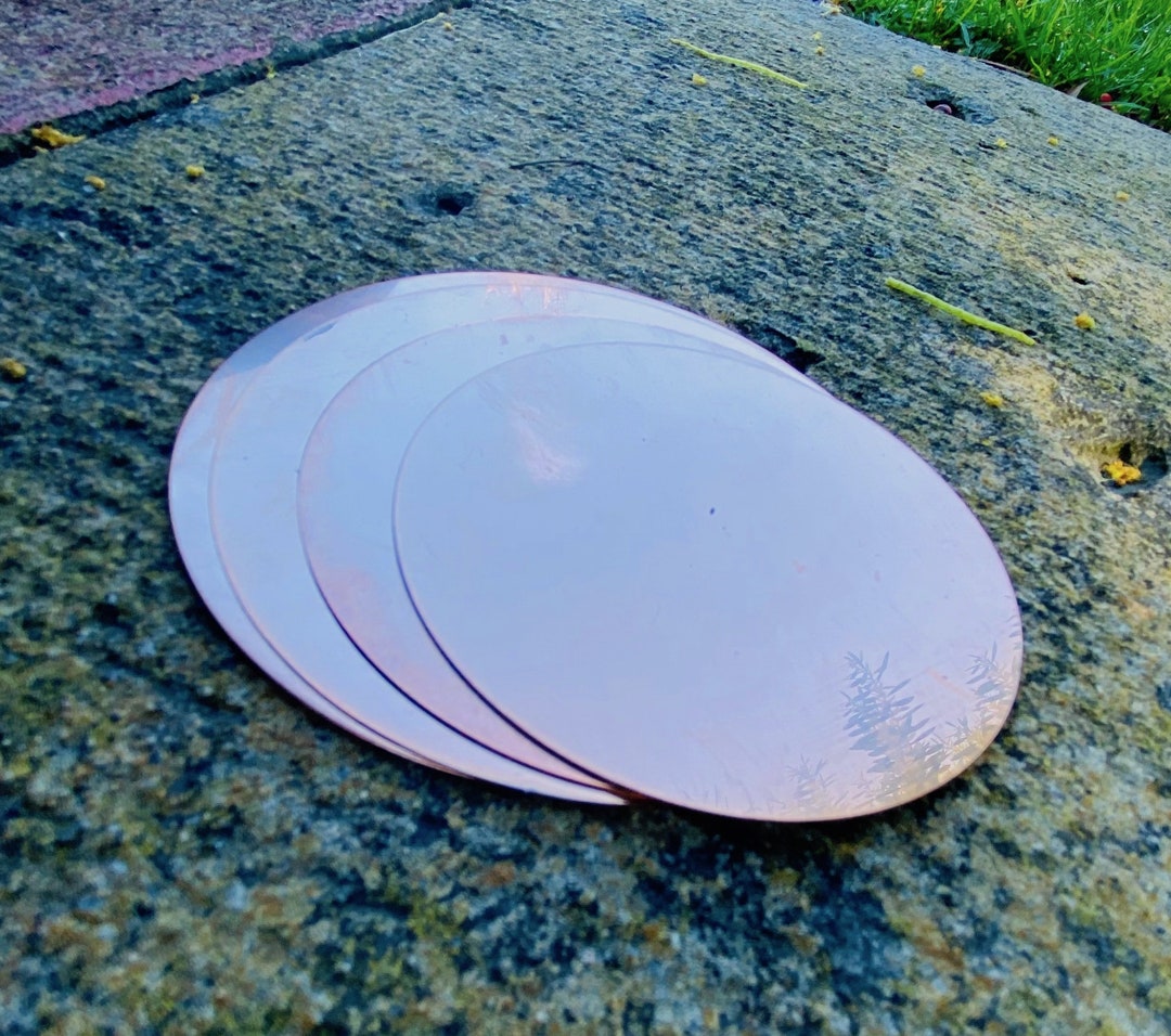 Large Circular Copper Stamping Blanks 3 3.625 - Etsy