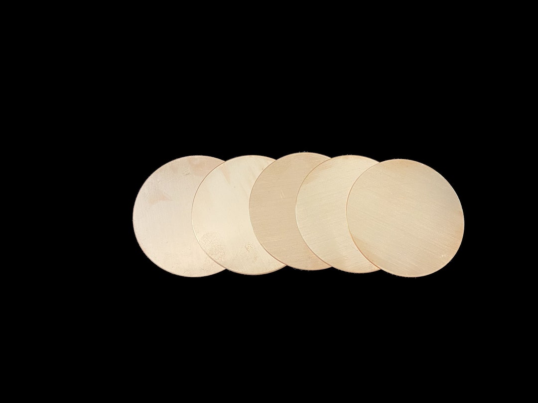 Blank Copper Discs 2.625" Diameter (5/pack) Made From 16oz Copper ...
