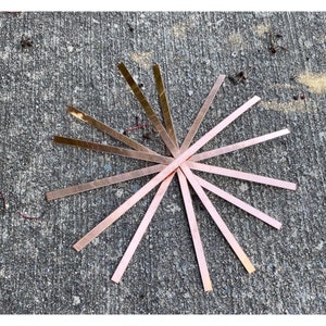 Thin Metal Stamping Strips, .25"x8" Made From 16oz (24 Gauge) Copper 10 ...