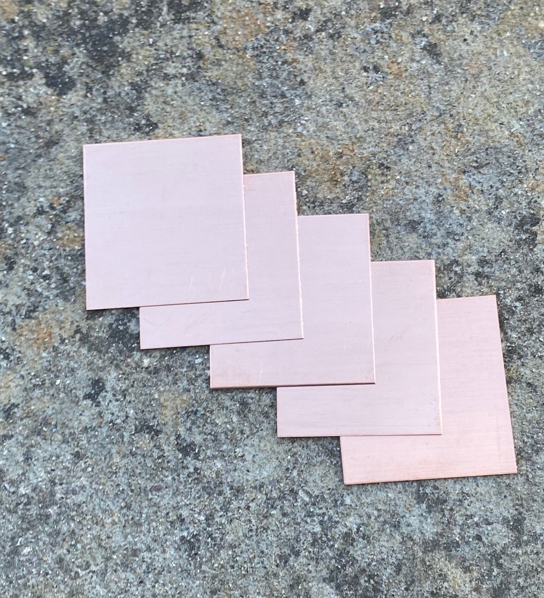 Square Copper Blanks, 1.5" (15 Pack) - Etsy