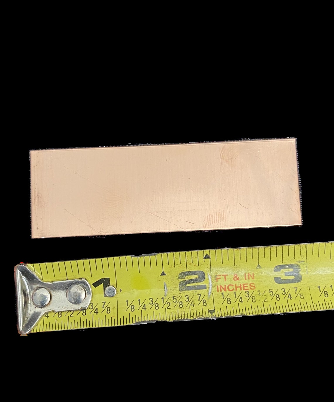 20 Rectangular Copper Stamping Blanks 1x3 16ox 24 | Etsy