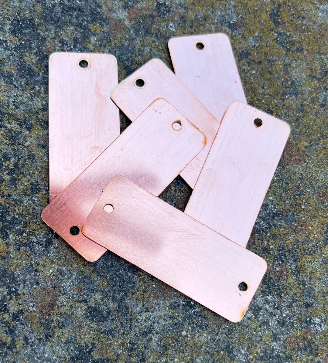 Copper Connectors Made From 16oz 24gauge Copper 1x 2.5 10/pack - Etsy