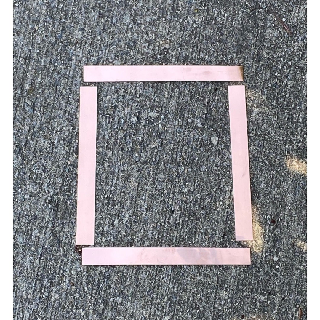 Raw Copper Stamping Strip, 7"x.75" (5 Pack) - Etsy