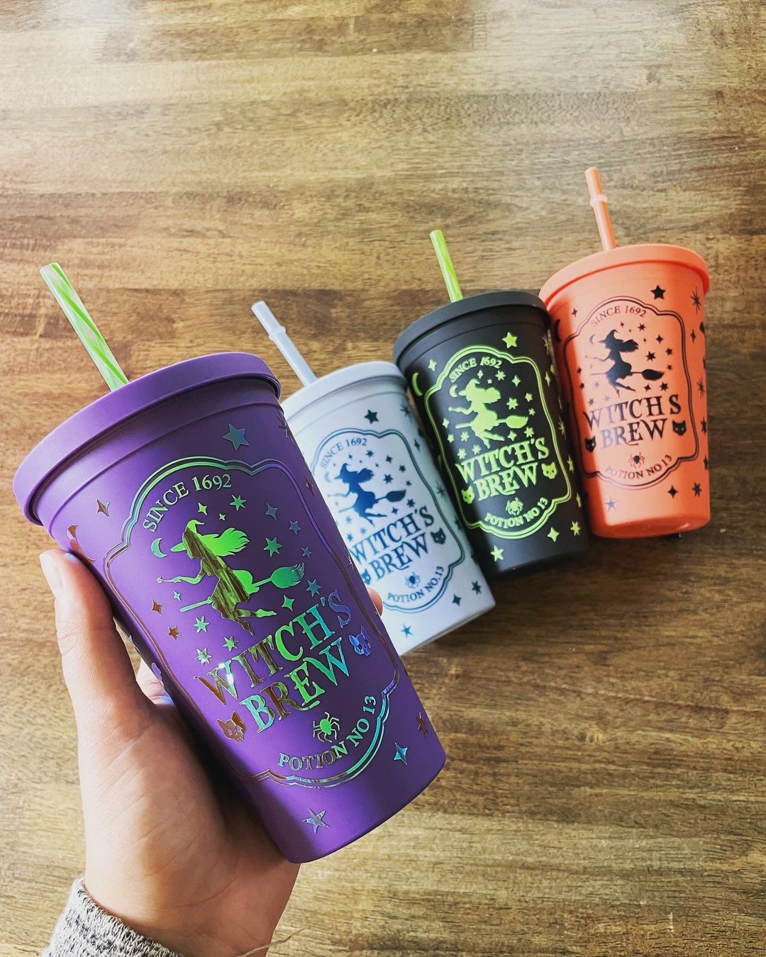 Witch’s Brew Cold Cup, Spooky Witch Gift, Halloween Fun Cup - Etsy