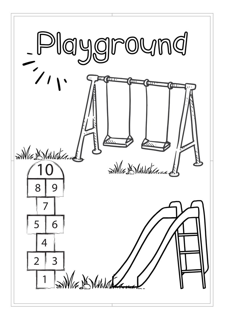 Back to School Coloring Pages- Preschoolers | 20 Page Pdf - Etsy