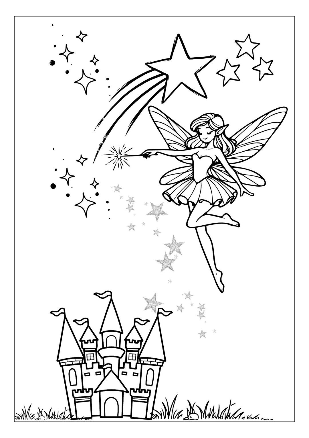 Princess Coloring Book Princess Party Activity Printable 10 Pdf Pages ...
