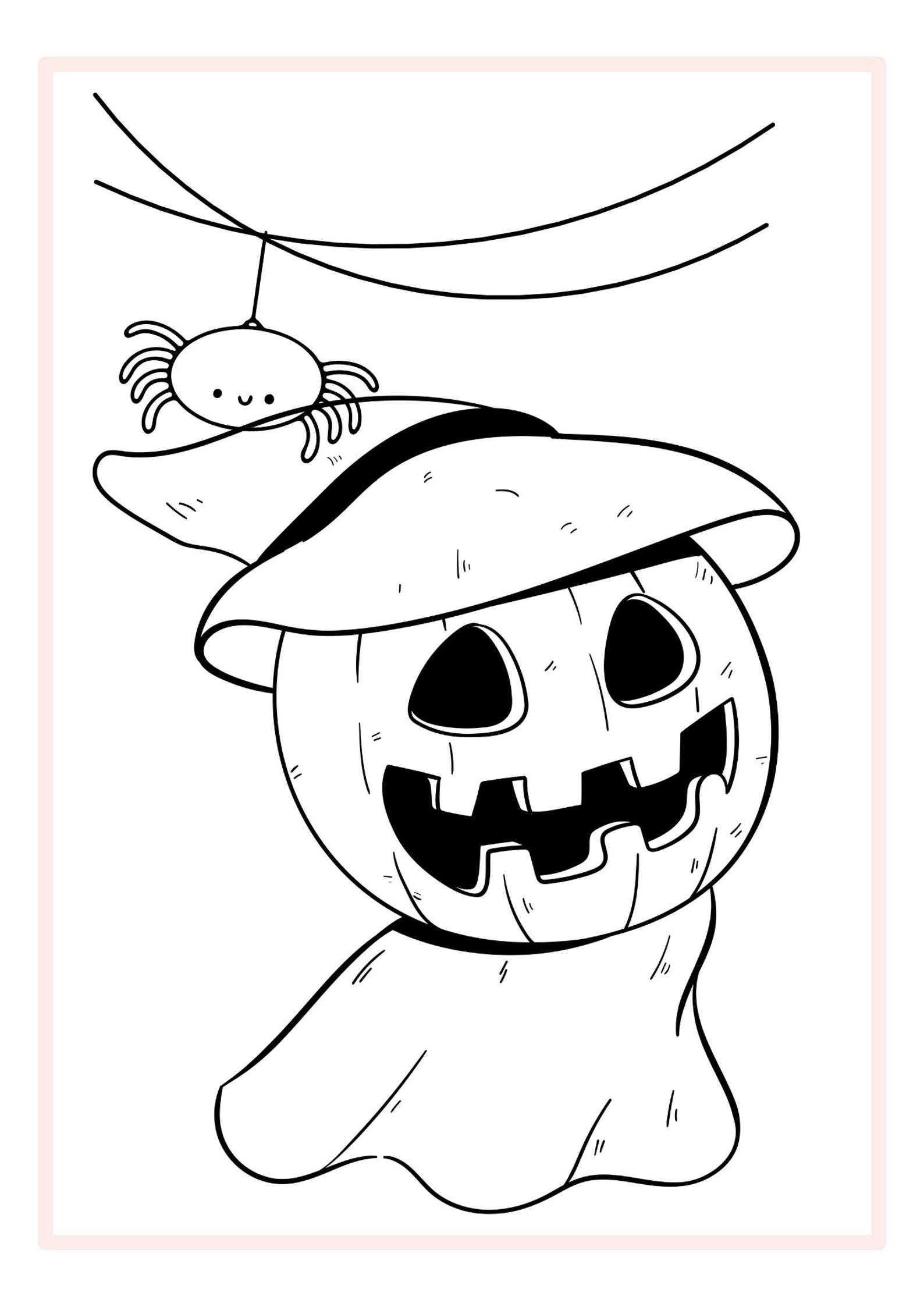 Spooky Halloween Themed Coloring Book| 30 PDF Pages of FUN Coloring - Etsy