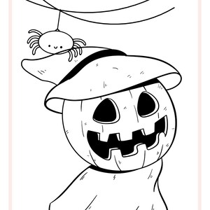 Spooky Halloween Themed Coloring Book| 30 PDF Pages of FUN Coloring - Etsy