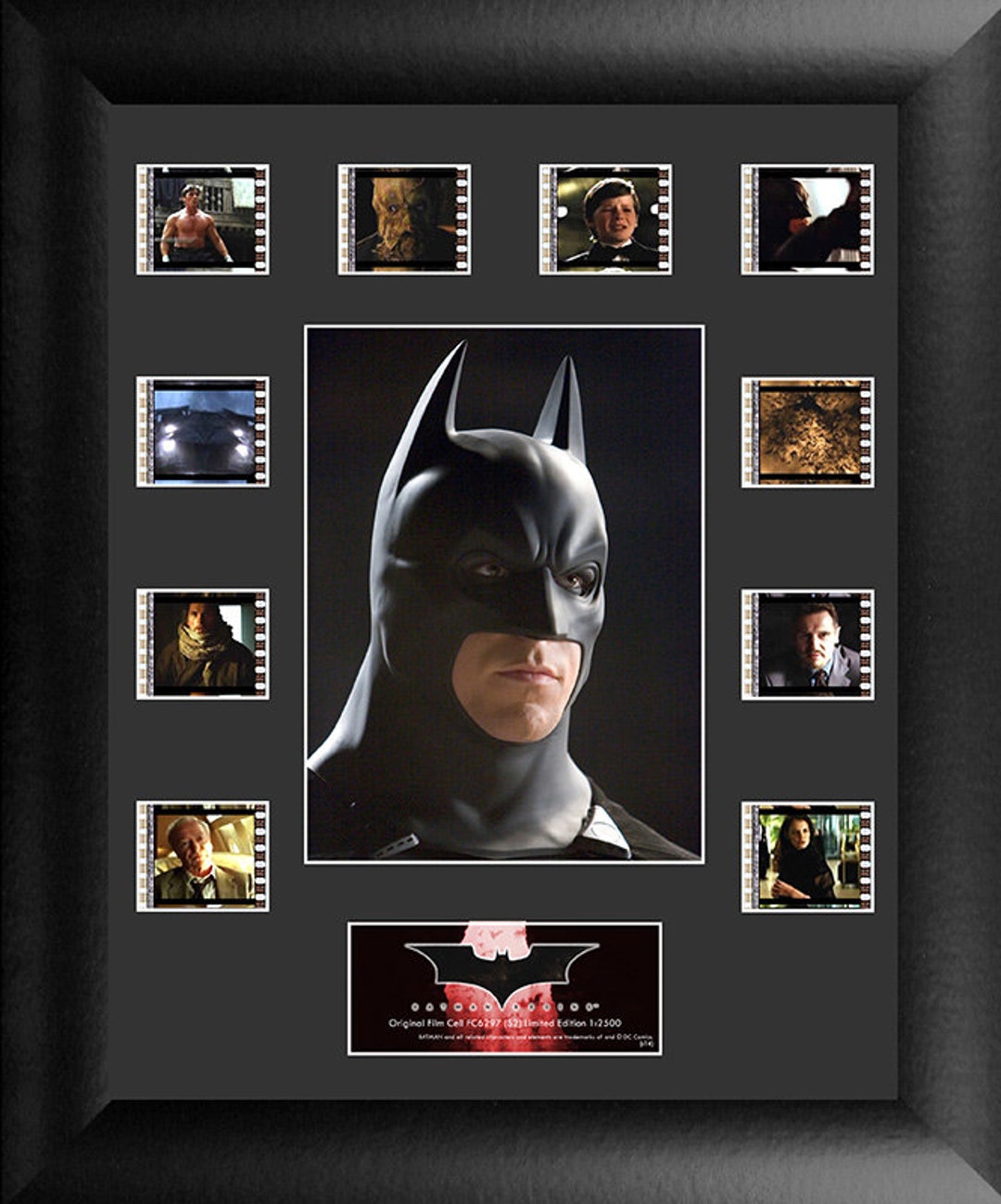 Batman Begins 35mm Film Cell Montage W/ Certification of Authenticity ...